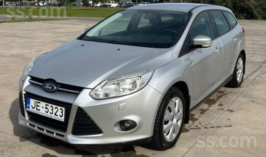 Grey Ford Focus 2013 in Liepaja, with an engine capacity of 1.60 L and mileage of 196 thousand km for 3900 €, photo 1 on AUTOMOTO.COM.LV