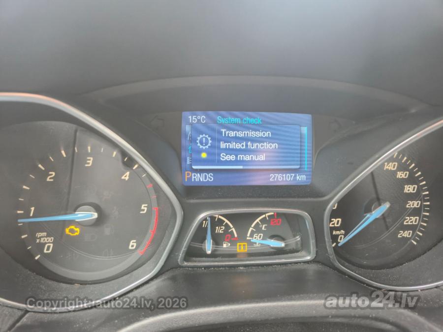 Grey Ford Focus 2014 in Tallinn, with an engine capacity of 2.00 L and mileage of 276 thousand km for 1500 €, photo 7 on AUTOMOTO.COM.LV