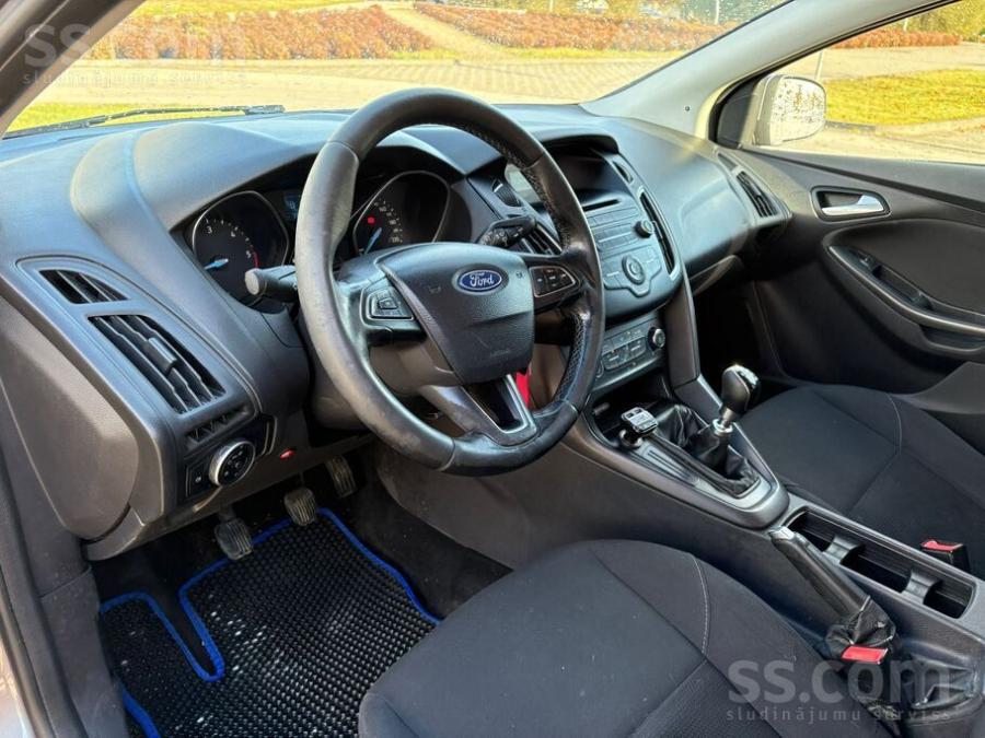 Grey Ford Focus 2015 in Riga, with an engine capacity of 1.60 L and mileage of 316 thousand km for 4100 €, photo 11 on AUTOMOTO.COM.LV