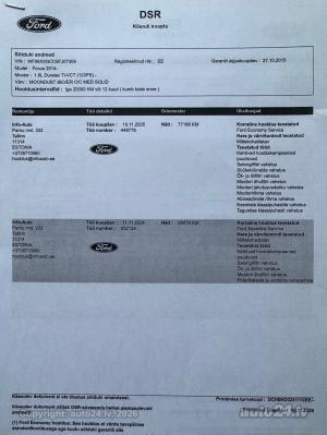 Pelēks Ford Focus 2015 Tallina, ar dzinēja tilpumu 1.60 L un nobraukumu 82 tūkst. km par 9500 €, foto 14 vietnē AUTOMOTO.COM.LV