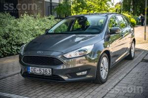 Grey Ford Focus 2016 in Riga, with an engine capacity of 1.50 L and mileage of 171 thousand km for 5590 €, photo 1 on AUTOMOTO.COM.LV