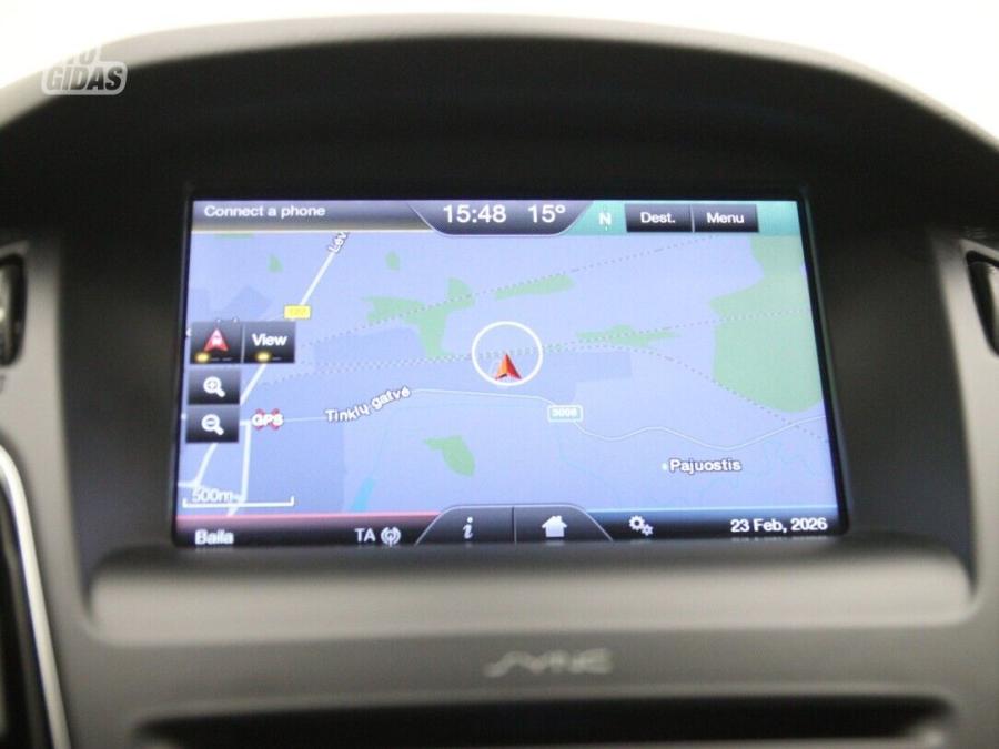 Grey Ford Focus 2016 in Vilnius, with an engine capacity of 1.50 L and mileage of 179 thousand km for 6799 €, photo 24 on AUTOMOTO.COM.LV