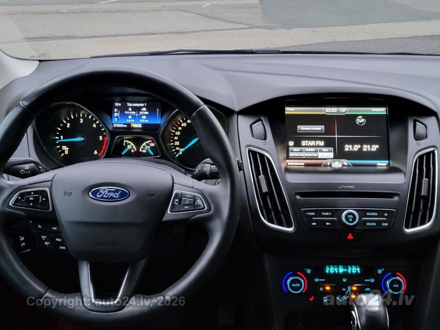 Grey Ford Focus 2016 in Tallinn, with an engine capacity of 1.50 L and mileage of 273 thousand km for 6300 €, photo 12 on AUTOMOTO.COM.LV