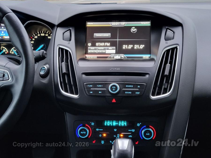 Grey Ford Focus 2016 in Tallinn, with an engine capacity of 1.50 L and mileage of 273 thousand km for 6300 €, photo 14 on AUTOMOTO.COM.LV