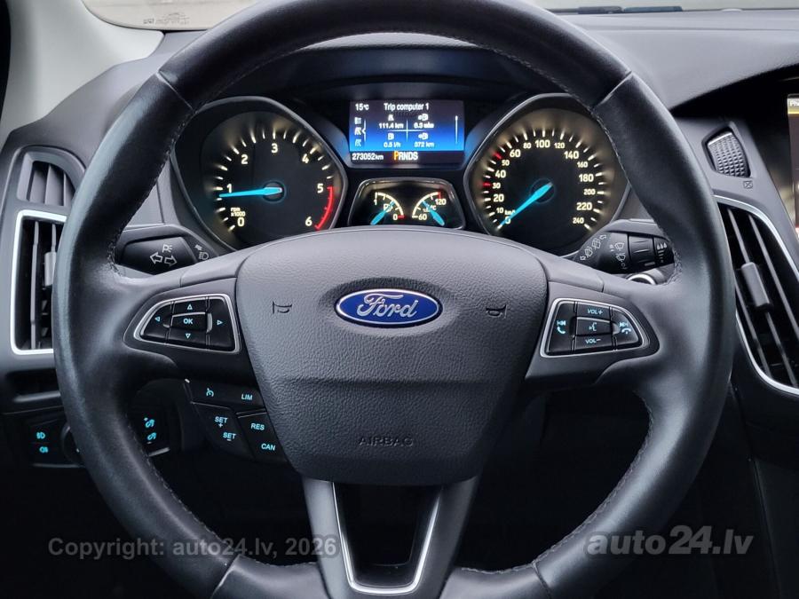 Grey Ford Focus 2016 in Tallinn, with an engine capacity of 1.50 L and mileage of 273 thousand km for 6300 €, photo 16 on AUTOMOTO.COM.LV