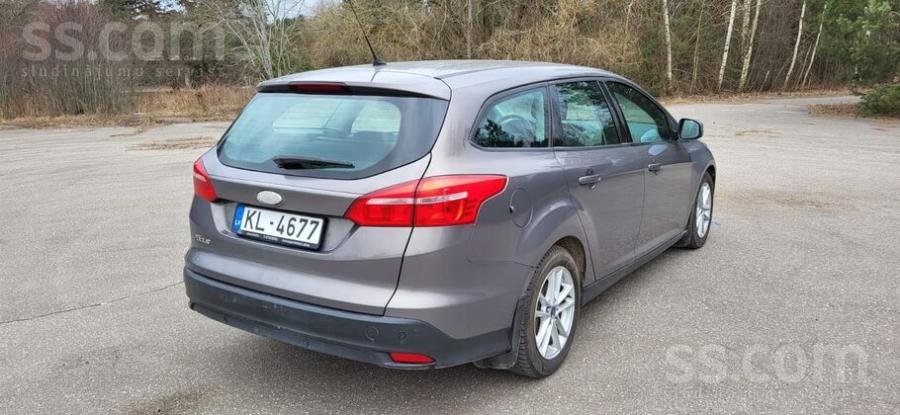 Grey Ford Focus 2016 in Riga, with an engine capacity of 1.50 L and mileage of 172 thousand km for 3300 €, photo 6 on AUTOMOTO.COM.LV
