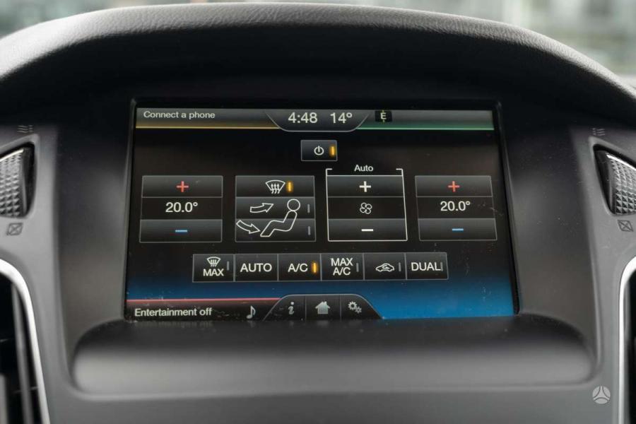 Grey Ford Focus 2016 in Vilnius, with an engine capacity of 1.56 L and mileage of 202 thousand km for 4950 €, photo 23 on AUTOMOTO.COM.LV