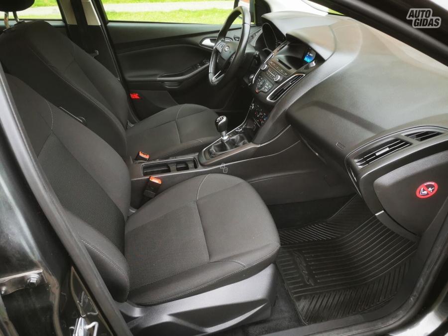 Grey Ford Focus 2016 in Klaipeda, with an engine capacity of 1.50 L and mileage of 116 thousand km for 4950 €, photo 18 on AUTOMOTO.COM.LV