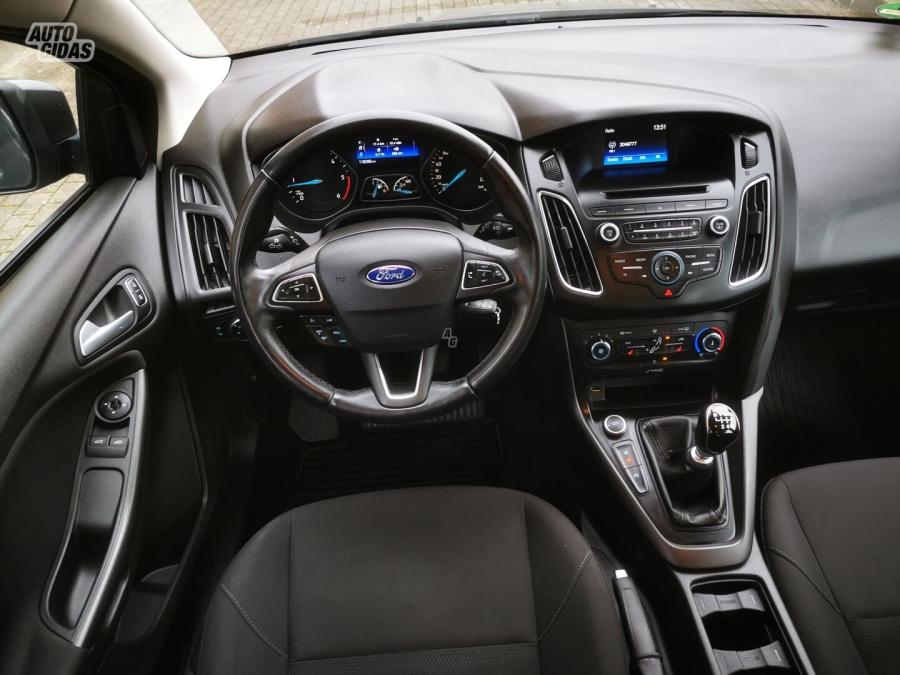 Grey Ford Focus 2016 in Klaipeda, with an engine capacity of 1.50 L and mileage of 116 thousand km for 4950 €, photo 22 on AUTOMOTO.COM.LV