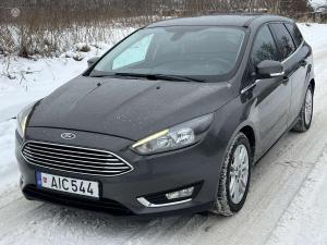 Pelēks Ford Focus 2017 Viļņa, ar dzinēja tilpumu 1.50 L un nobraukumu 295 tūkst. km par 7000 €, foto  vietnē AUTOMOTO.COM.LV