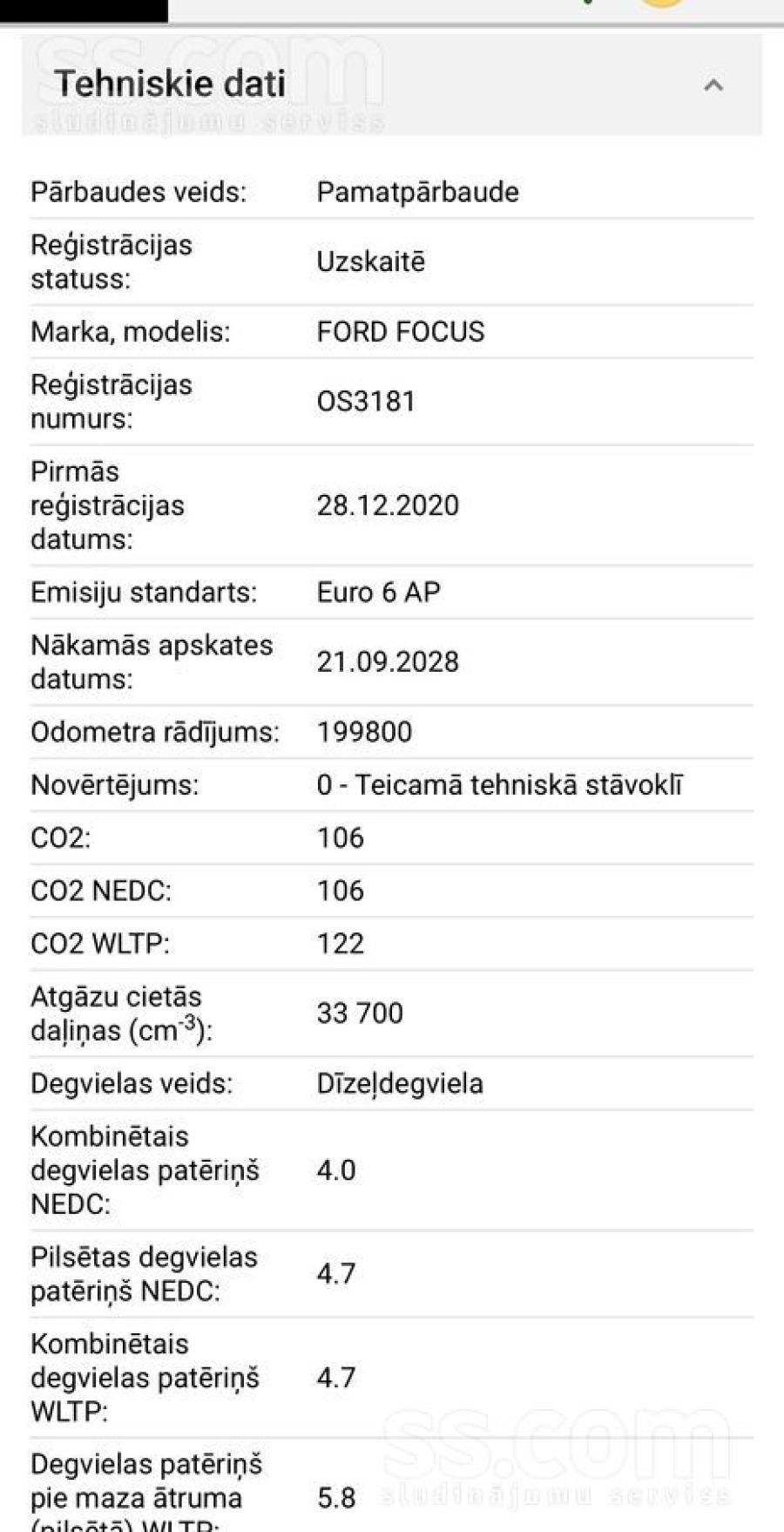 Pelēks Ford Focus 2020 Rīga, ar dzinēja tilpumu 1.50 L un nobraukumu 199 tūkst. km par 9995 €, foto 32 vietnē AUTOMOTO.COM.LV