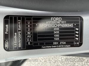 Pelēks Ford Focus 2022 Tartu, ar dzinēja tilpumu 1.50 L un nobraukumu 120 tūkst. km par 13999 €, foto 29 vietnē AUTOMOTO.COM.LV