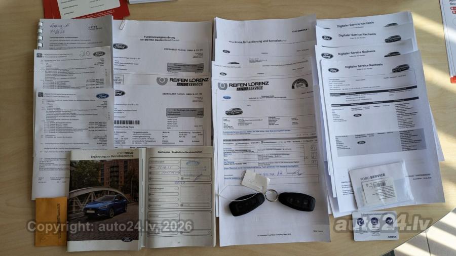 Grey Ford Focus 2023 in Tartu, with an engine capacity of 1.50 L and mileage of 156 thousand km for 13999 €, photo 27 on AUTOMOTO.COM.LV