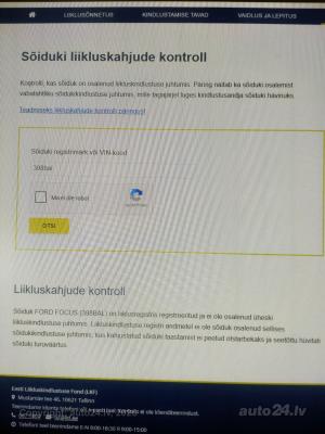 Ford Focus 2007 Tartu, ar dzinēja tilpumu 1.60 L un nobraukumu 127 tūkst. km par 2890 €, foto 16 vietnē AUTOMOTO.COM.LV
