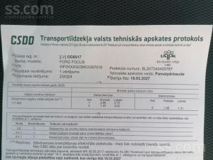Форд Фокус 2013 в Валмиера, объемом двигателя 1.60 л и пробегом 234 тыс. км за 4750 €, фото 17 на AUTOMOTO.COM.LV
