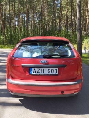 Sarkans Ford Focus 2005 Viļņa, ar dzinēja tilpumu 1.60 L un nobraukumu 263 tūkst. km par 750 €, foto 6 vietnē AUTOMOTO.COM.LV