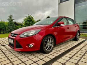 Red Ford Focus 2013 in Riga, with an engine capacity of 1.60 L and mileage of 0 thousand km for 3290 €, photo  on AUTOMOTO.COM.LV