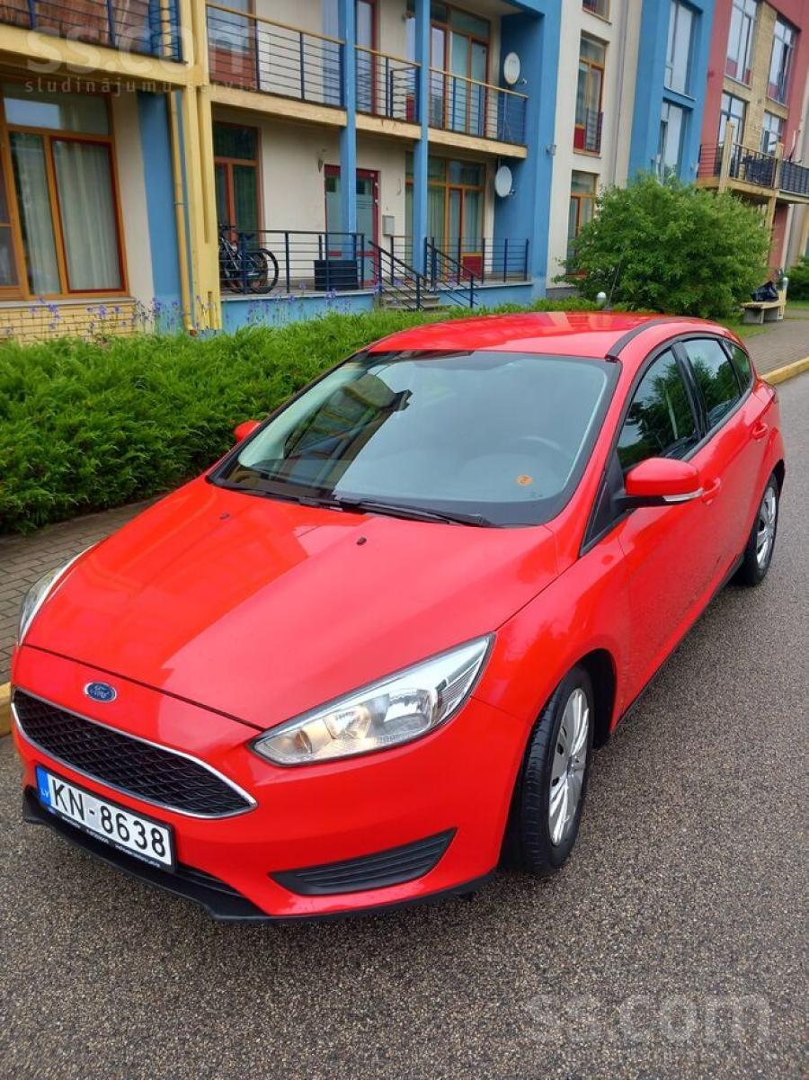 Red Ford Focus 2016 in Riga, with an engine capacity of 1.00 L and mileage of 0 thousand km for 1970 €, photo 1 on AUTOMOTO.COM.LV