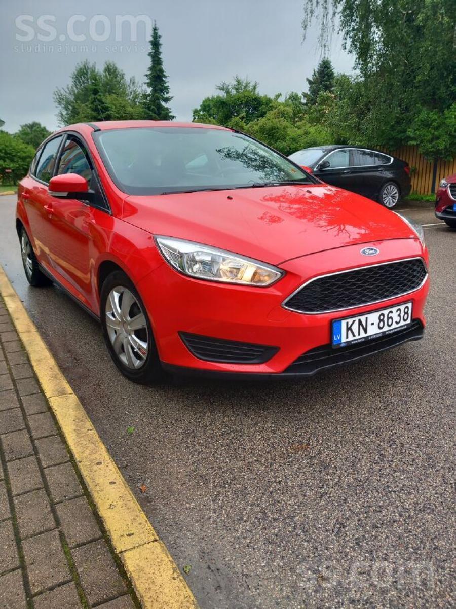Red Ford Focus 2016 in Riga, with an engine capacity of 1.00 L and mileage of 0 thousand km for 1970 €, photo 2 on AUTOMOTO.COM.LV