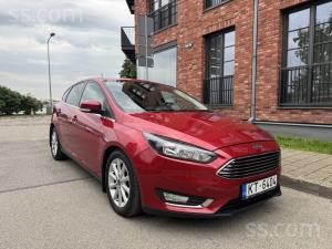 Sarkans Ford Focus 2017 Rīga, ar dzinēja tilpumu 1.50 L un nobraukumu 130 tūkst. km par 7450 €, foto  vietnē AUTOMOTO.COM.LV