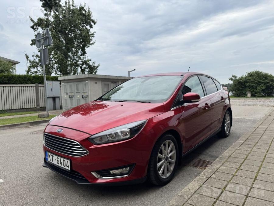 Sarkans Ford Focus 2017 Rīga, ar dzinēja tilpumu 1.50 L un nobraukumu 130 tūkst. km par 7450 €, foto 5 vietnē AUTOMOTO.COM.LV