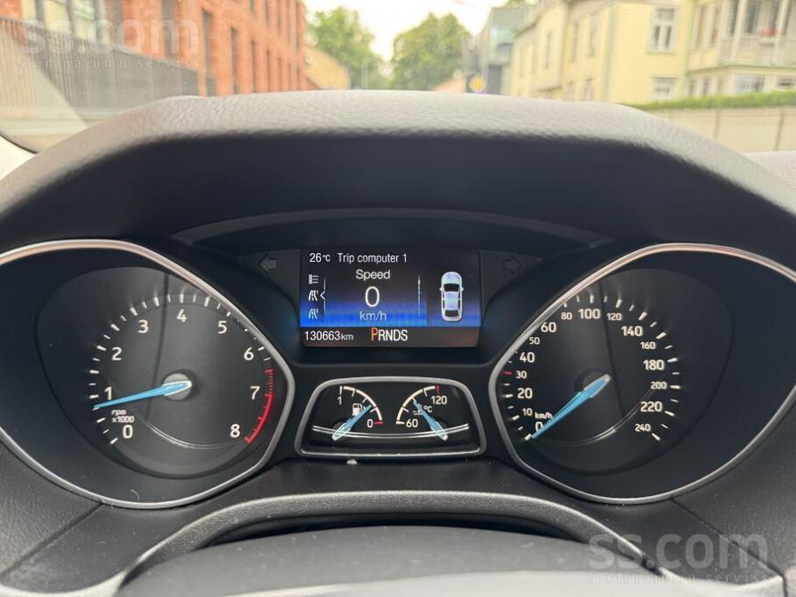 Sarkans Ford Focus 2017 Rīga, ar dzinēja tilpumu 1.50 L un nobraukumu 130 tūkst. km par 7450 €, foto 13 vietnē AUTOMOTO.COM.LV