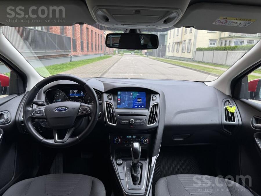 Sarkans Ford Focus 2017 Rīga, ar dzinēja tilpumu 1.50 L un nobraukumu 130 tūkst. km par 7450 €, foto 16 vietnē AUTOMOTO.COM.LV