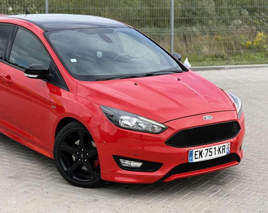 Sarkans Ford Focus 2017 Tauragė, ar dzinēja tilpumu 2.00 L un nobraukumu 180 tūkst. km par 7300 €, foto 5 vietnē AUTOMOTO.COM.LV