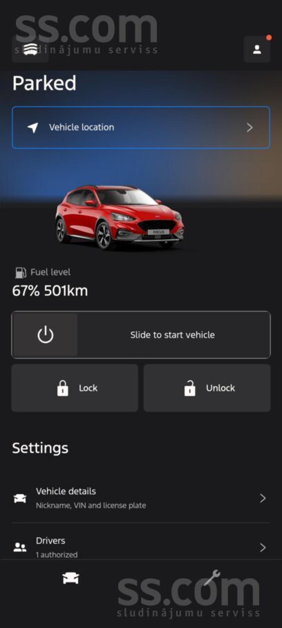 Красный Форд Фокус 2021 в Рига, объемом двигателя 1.50 л и пробегом 80 тыс. км за 11500 €, фото 16 на AUTOMOTO.COM.LV