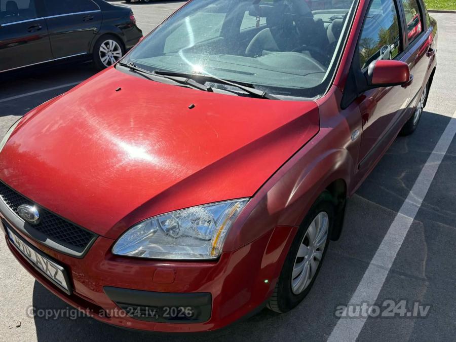 Sarkans Ford Focus 2006 Tallina, ar dzinēja tilpumu 1.60 L un nobraukumu 182 tūkst. km par 450 €, foto 3 vietnē AUTOMOTO.COM.LV