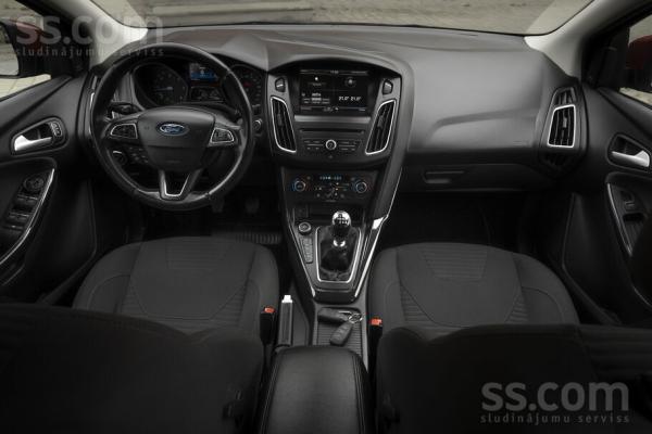 Red Ford Focus 2014 in Jelgava, with an engine capacity of 1.50 L and mileage of 0 thousand km for 5990 €, photo 7 on AUTOMOTO.COM.LV