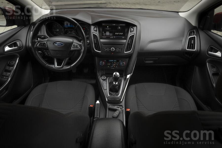 Red Ford Focus 2014 in Jelgava, with an engine capacity of 1.50 L and mileage of 0 thousand km for 5990 €, photo 7 on AUTOMOTO.COM.LV