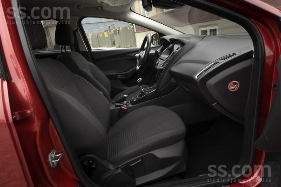 Red Ford Focus 2014 in Jelgava, with an engine capacity of 1.50 L and mileage of 0 thousand km for 5990 €, photo 8 on AUTOMOTO.COM.LV