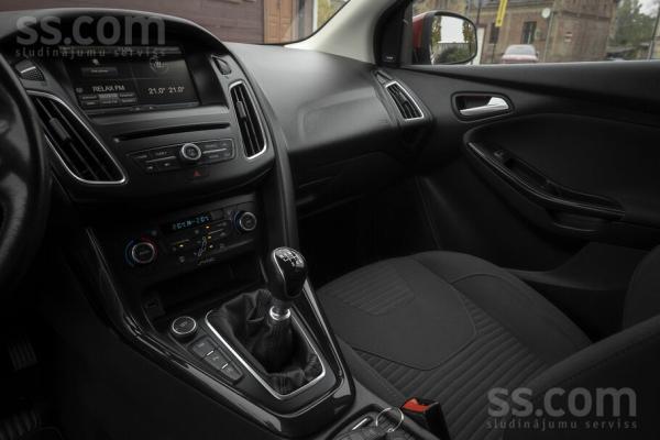 Red Ford Focus 2014 in Jelgava, with an engine capacity of 1.50 L and mileage of 0 thousand km for 5990 €, photo 11 on AUTOMOTO.COM.LV