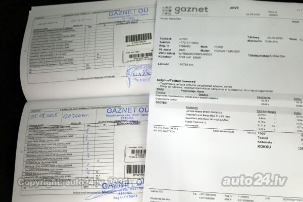 Sarkans Ford Focus 2003 Tallina, ar dzinēja tilpumu 1.80 L un nobraukumu 179 tūkst. km par 1299 €, foto 9 vietnē AUTOMOTO.COM.LV
