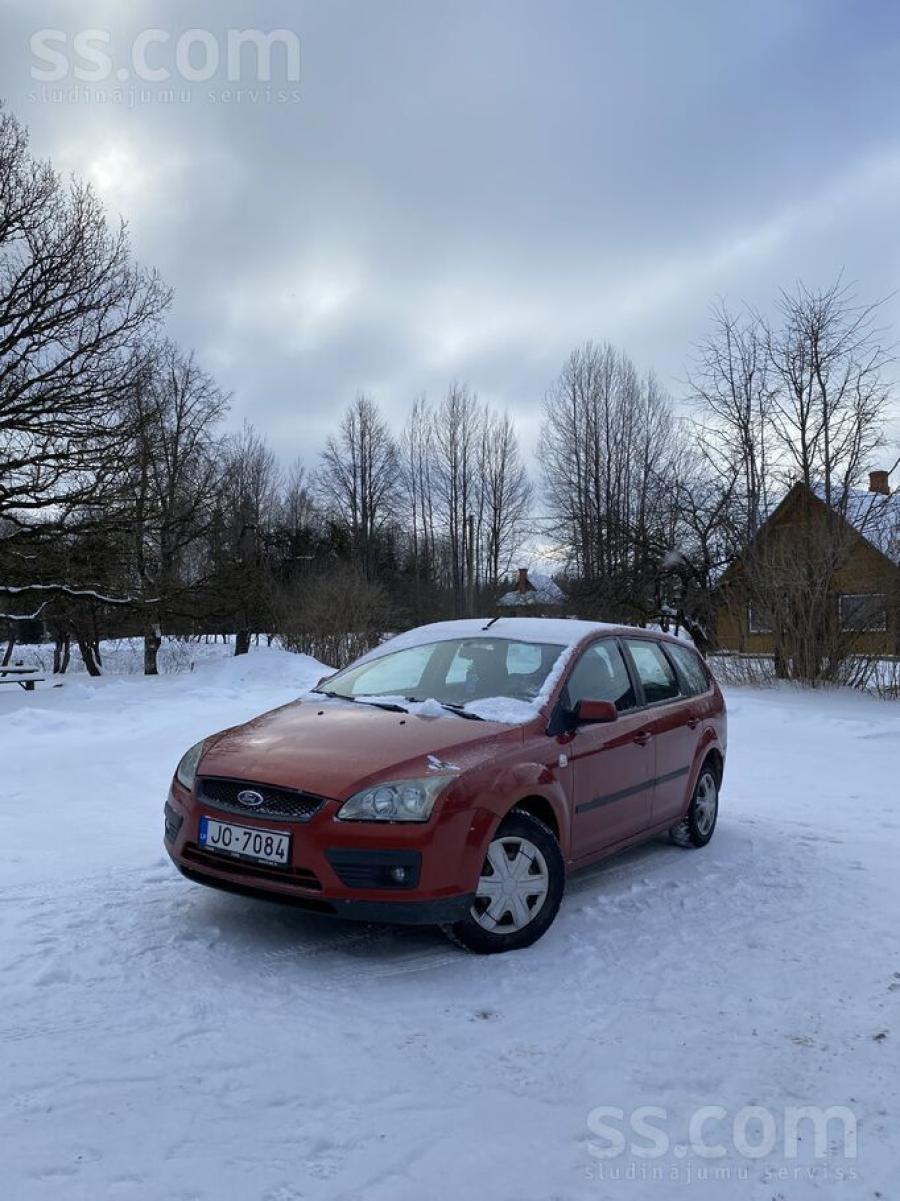 Sarkans Ford Focus 2006 Aizkraukle, ar dzinēja tilpumu 1.60 L un nobraukumu 260 tūkst. km par 1100 €, foto 1 vietnē AUTOMOTO.COM.LV