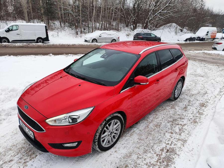 Sarkans Ford Focus 2015 Viļņa, ar dzinēja tilpumu 2.00 L un nobraukumu 321 tūkst. km par 5700 €, foto 6 vietnē AUTOMOTO.COM.LV