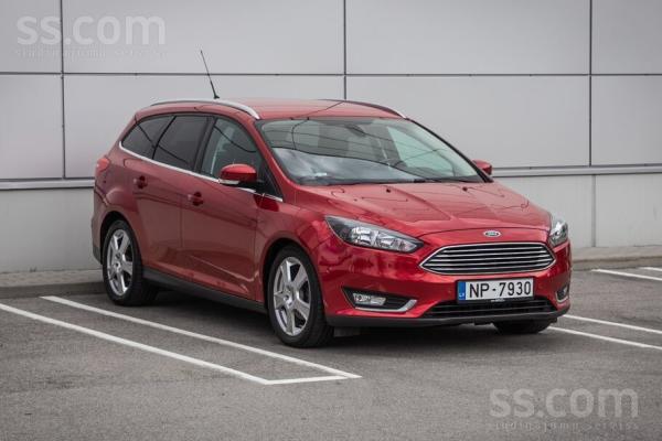 Sarkans Ford Focus 2016 Rīga, ar dzinēja tilpumu 1.50 L un nobraukumu 233 tūkst. km par 4990 €, foto 3 vietnē AUTOMOTO.COM.LV