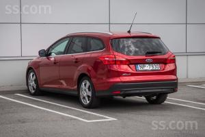 Red Ford Focus 2016 in Riga, with an engine capacity of 1.50 L and mileage of 233 thousand km for 4990 €, photo 7 on AUTOMOTO.COM.LV