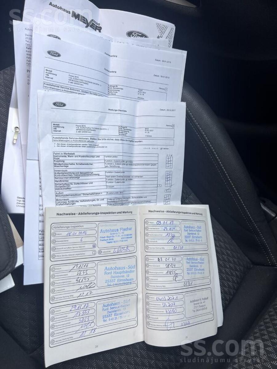 Ford Focus 2016 in Riga, with an engine capacity of 1.50 L and mileage of 232 thousand km for 4300 €, photo 15 on AUTOMOTO.COM.LV