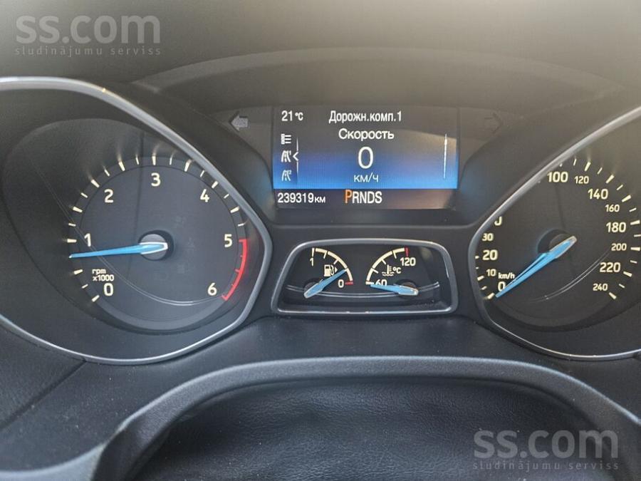 Ford Focus 2017 in Riga, with an engine capacity of 1.50 L and mileage of 239 thousand km for 7000 €, photo 10 on AUTOMOTO.COM.LV