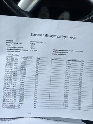 Фиолетовый Форд Фокус 2008 в Таллин, объемом двигателя 2.00 л и пробегом 142 тыс. км за 5290 €, фото 15 на AUTOMOTO.COM.LV