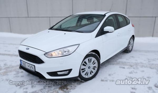 White Ford Focus 2016 in Tallinn, with an engine capacity of 1.00 L and mileage of 124 thousand km for 6999 €, photo 1 on AUTOMOTO.COM.LV