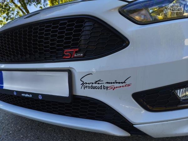 White Ford Focus 2018 in Sirvintos, with an engine capacity of 1.60 L and mileage of 173 thousand km for 11500 €, photo 1 on AUTOMOTO.COM.LV
