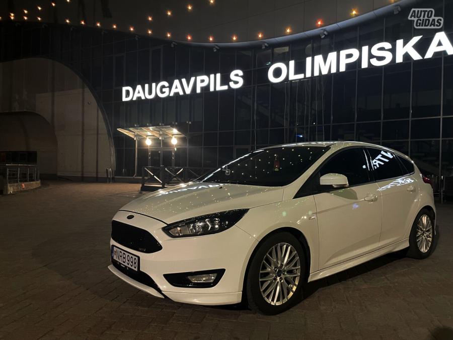 Balts Ford Focus 2018 Širvintos, ar dzinēja tilpumu 1.60 L un nobraukumu 173 tūkst. km par 11500 €, foto 14 vietnē AUTOMOTO.COM.LV