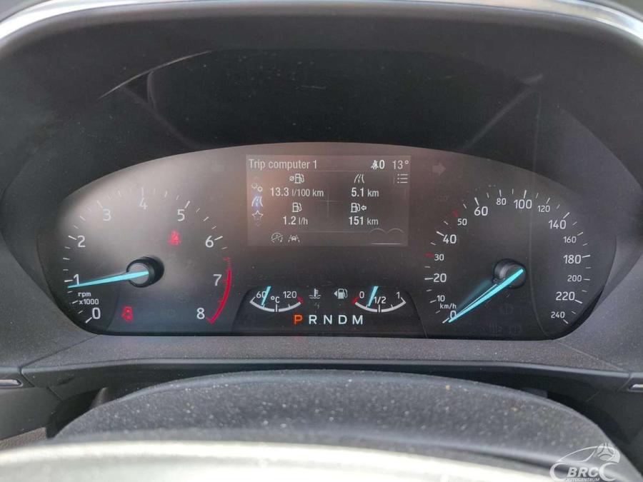 White Ford Focus 2019 in Vilnius, with an engine capacity of 1.00 L and mileage of 99 thousand km for 10900 €, photo 14 on AUTOMOTO.COM.LV