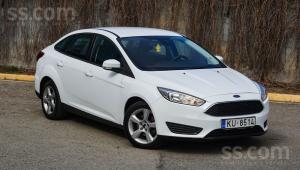 White Ford Focus 2015 in Riga, with an engine capacity of 1.00 L and mileage of 133 thousand km for 5950 €, photo 3 on AUTOMOTO.COM.LV