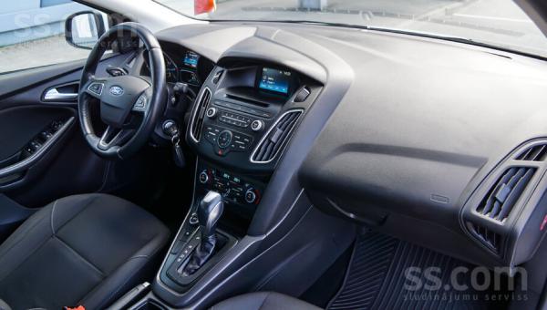 White Ford Focus 2015 in Riga, with an engine capacity of 1.00 L and mileage of 133 thousand km for 5950 €, photo 10 on AUTOMOTO.COM.LV