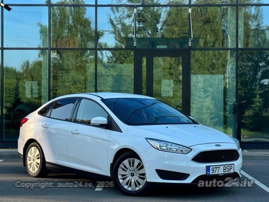 White Ford Focus 2016 in Tallinn, with an engine capacity of 1.50 L and mileage of 190 thousand km for 4999 €, photo 1 on AUTOMOTO.COM.LV