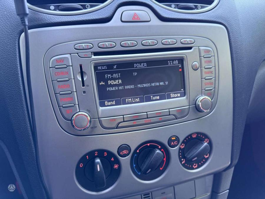 Balts Ford Focus 2009 Kauņa, ar dzinēja tilpumu 1.56 L un nobraukumu 250 tūkst. km par 2350 €, foto 15 vietnē AUTOMOTO.COM.LV